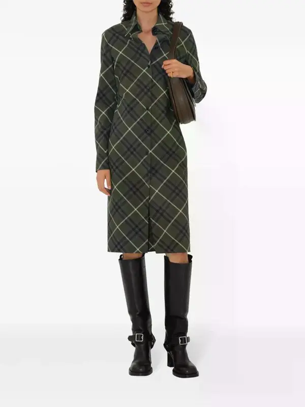 Burberry Check-print Shirt Dress