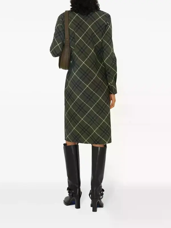 Burberry Check-print Shirt Dress