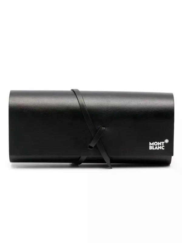 Montblanc Raised-bridge Square-frame Sunglasses
