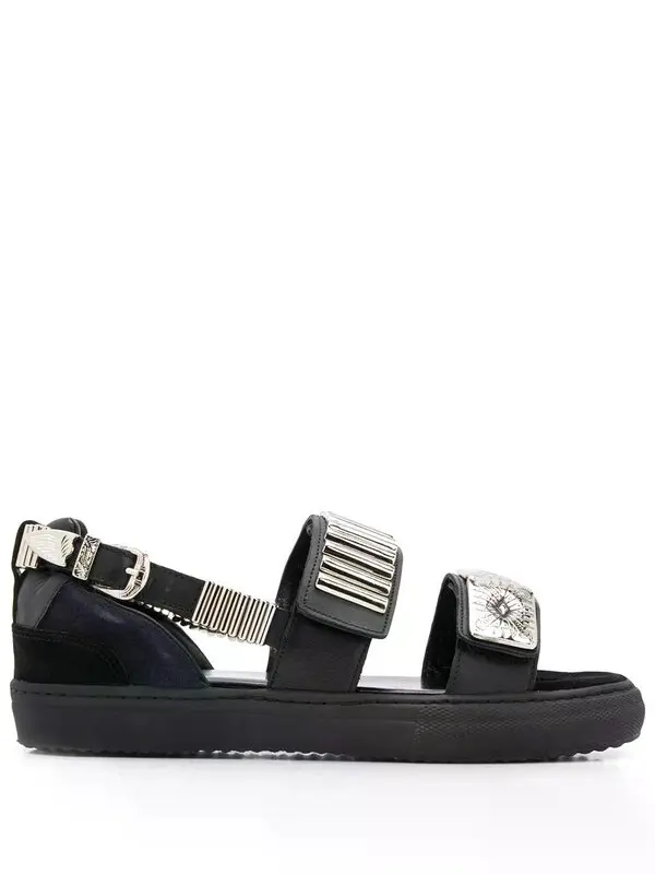 Toga Embossed Strap Sandals