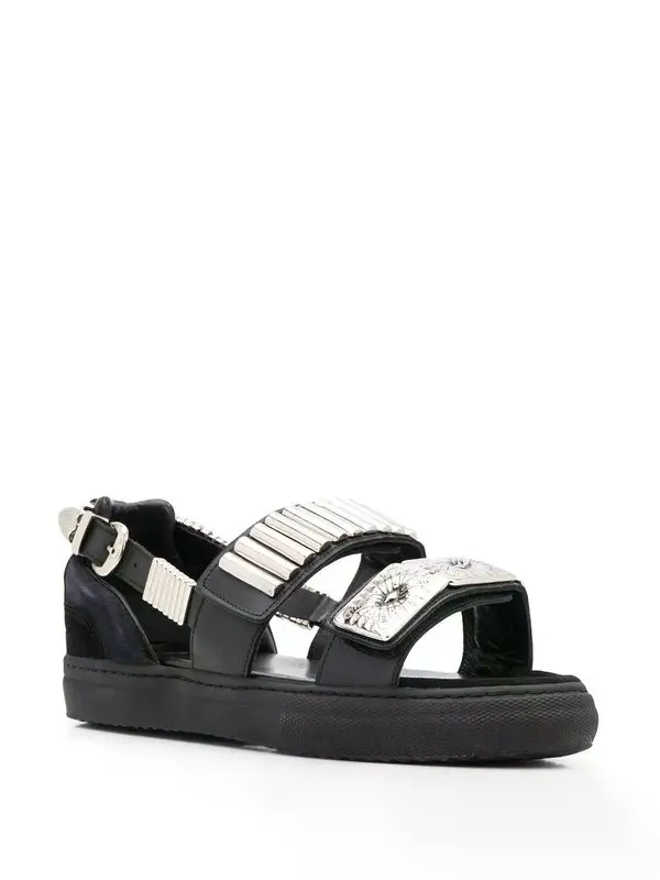 Toga Embossed Strap Sandals