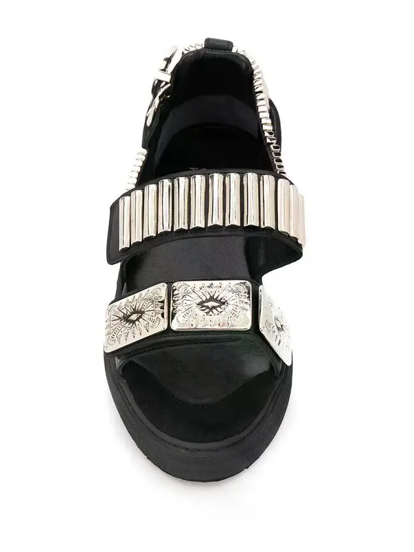 Toga Embossed Strap Sandals