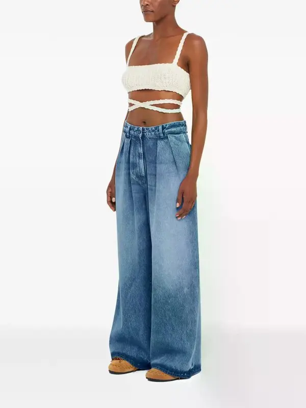 Alanui Sunny Crochet Jeans