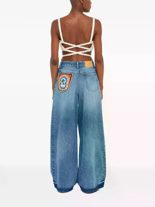 Alanui Sunny Crochet Jeans