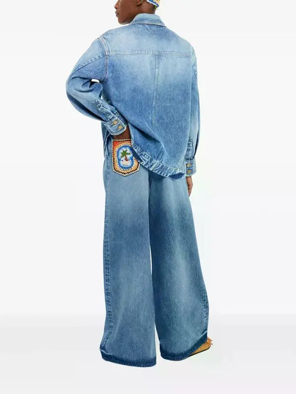 Alanui Sunny Crochet Jeans