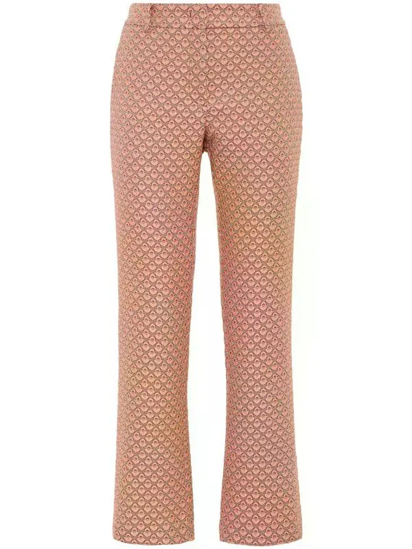 La DoubleJ Patterned Jacquard Trousers