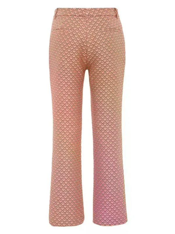 La DoubleJ Patterned Jacquard Trousers
