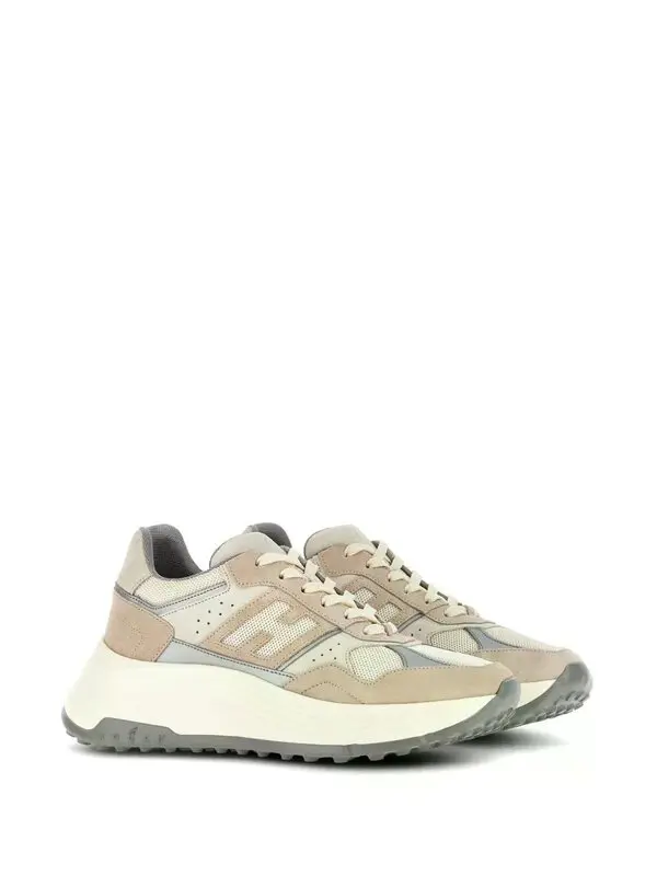 Hogan Panelled Suede Sneakers