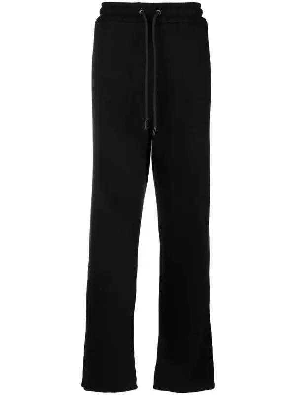 Off-White Diag-stripe Cotton Track Pants - Black