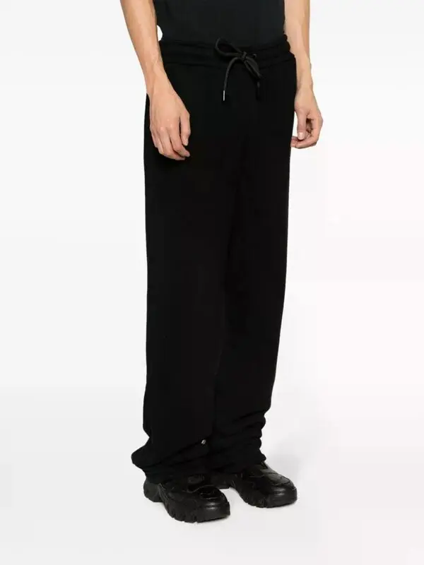 Off-White Diag-stripe Cotton Track Pants - Black
