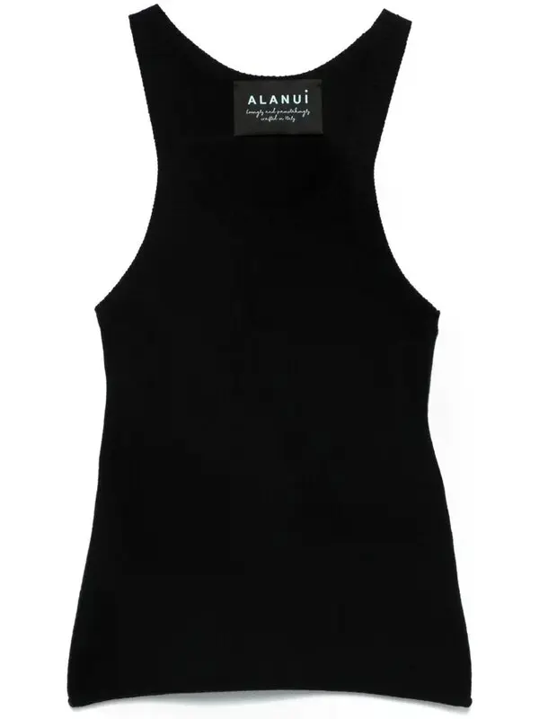 Alanui Sleeveless Tank Top - Black