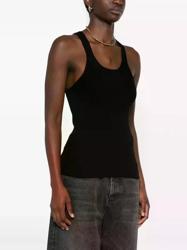 Alanui Sleeveless Tank Top - Black