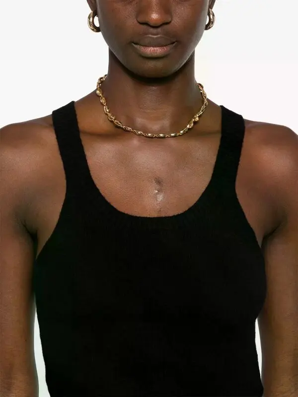 Alanui Sleeveless Tank Top - Black