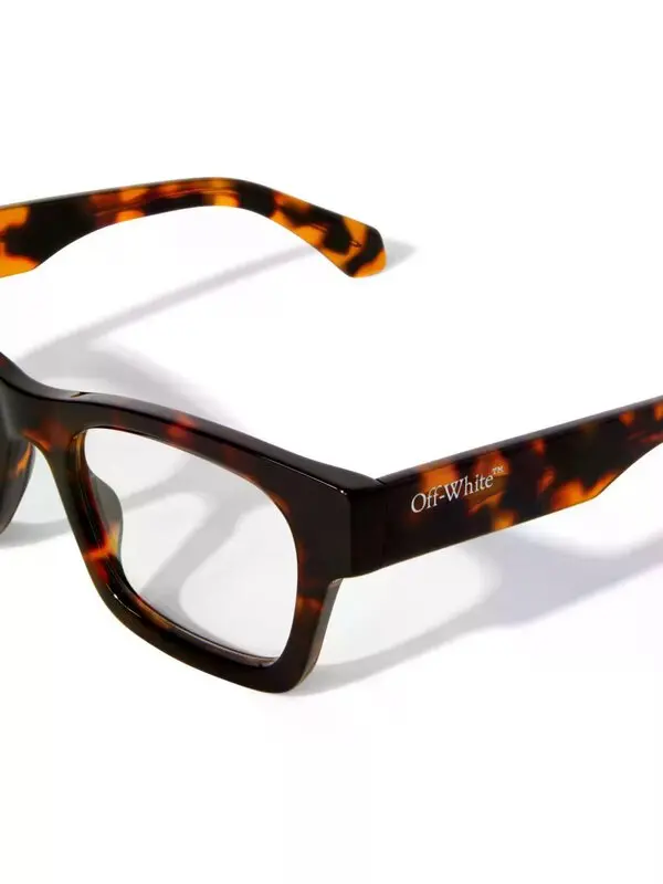 Off-White Tortoiseshell-effect Square Frame Glasses