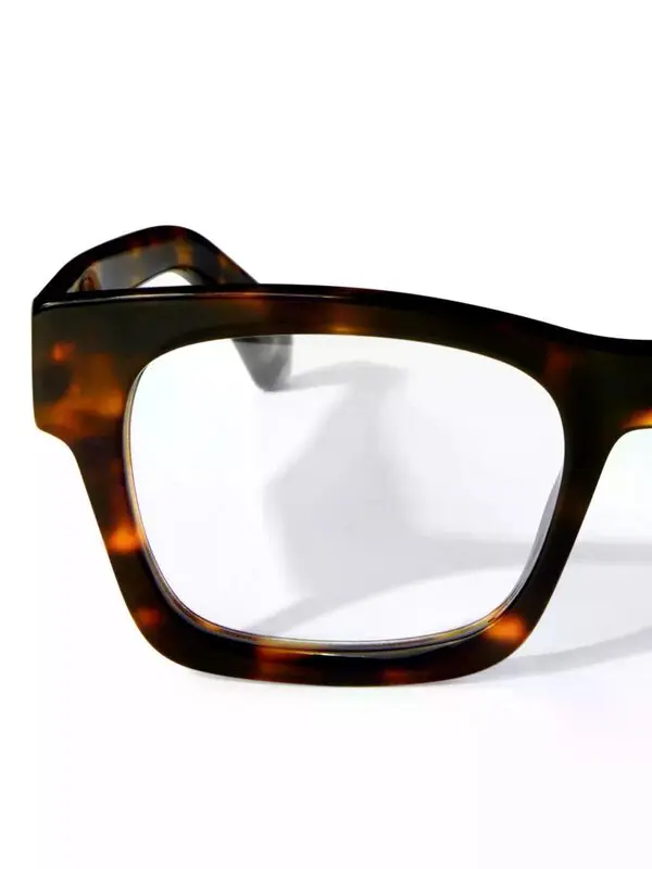 Off-White Tortoiseshell-effect Square Frame Glasses