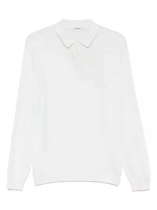KANGRA Fine-knit Polo Shirt