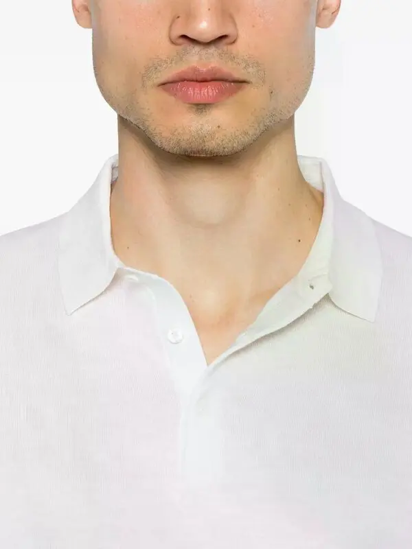 KANGRA Fine-knit Polo Shirt
