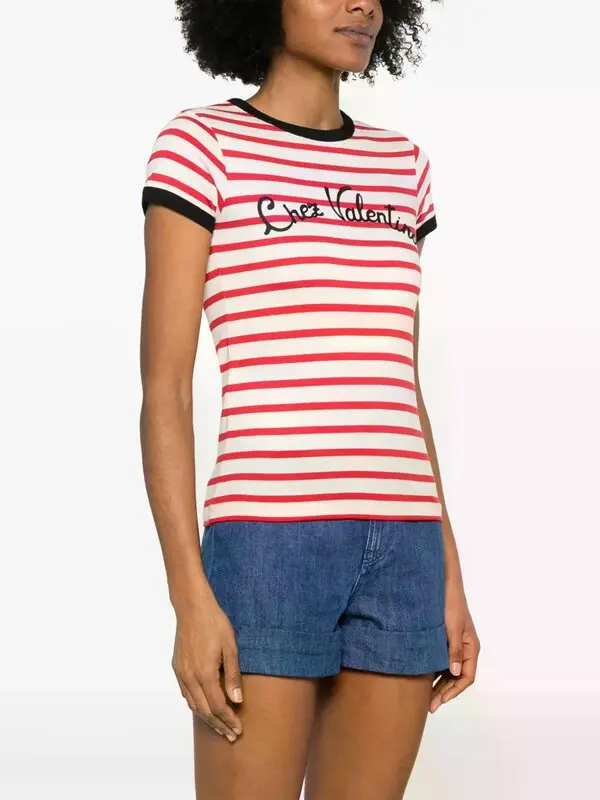 Valentino Garavani Striped Jersey T-shirt