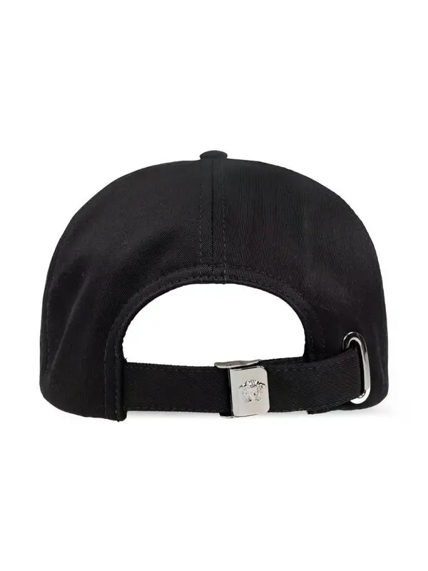 Versace Logo-embroidered Cotton Cap