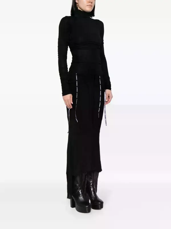 Vetements Logo-strap Roll-neck Top