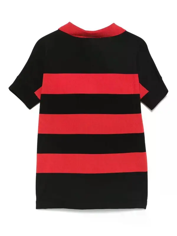 Vaquera Striped Polo Top