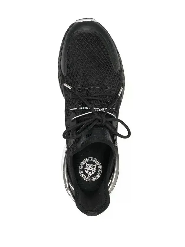 PLEIN SPORT Thunder Force Lace-up Sneakers - Black