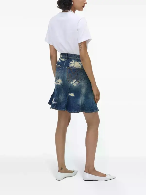 Marc Jacobs The Rip&repair Fluted Mini Skirt