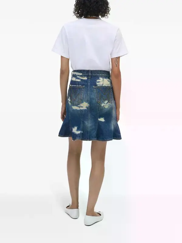 Marc Jacobs The Rip&repair Fluted Mini Skirt