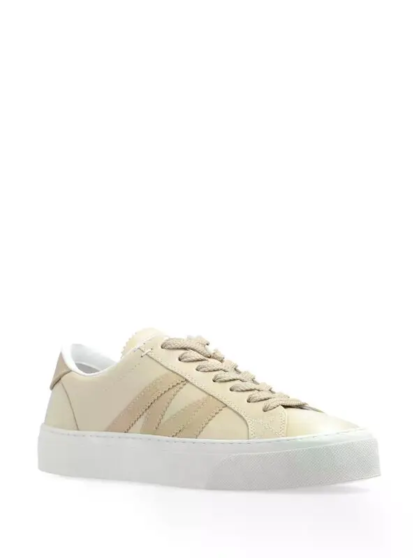 Moncler Monaco M Lace-up Sneakers - Neutrals