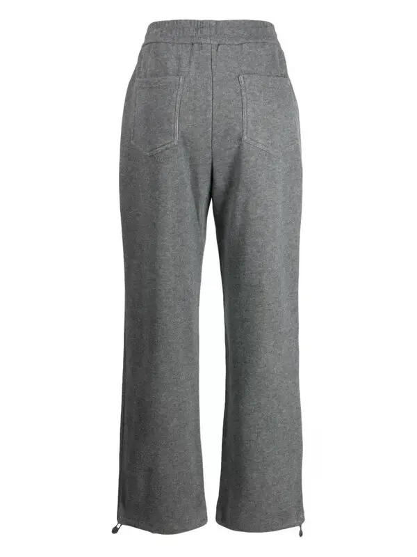 B+AB Mélange Wide-leg Track Pants