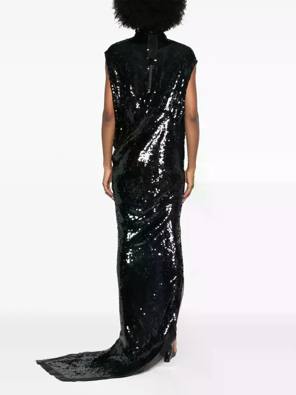Rick Owens Edfu Sequined Maxi Dress