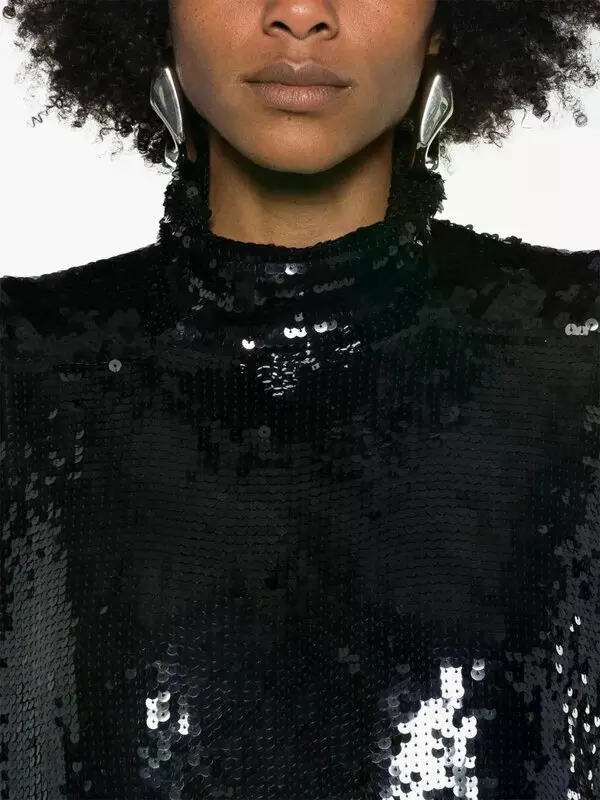 Rick Owens Edfu Sequined Maxi Dress