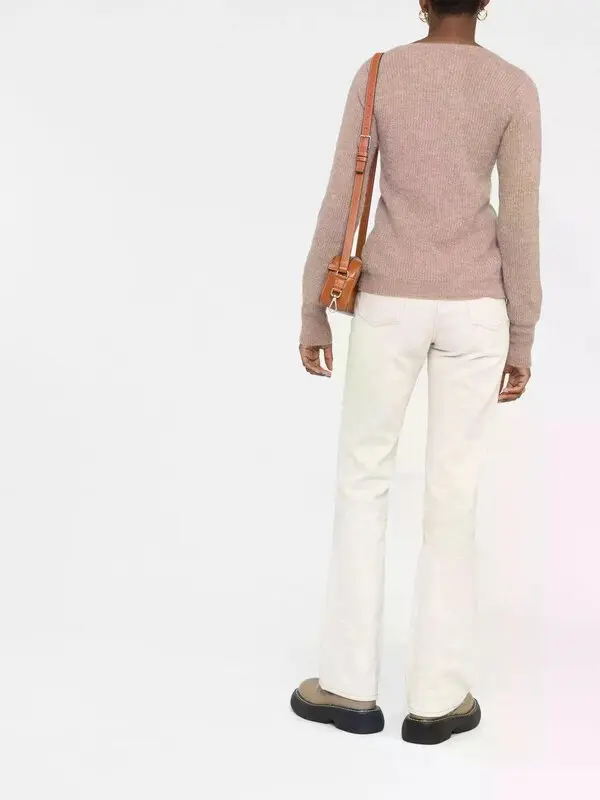 Jacquemus La Maille Pau Asymmetric Cardigan - Brown