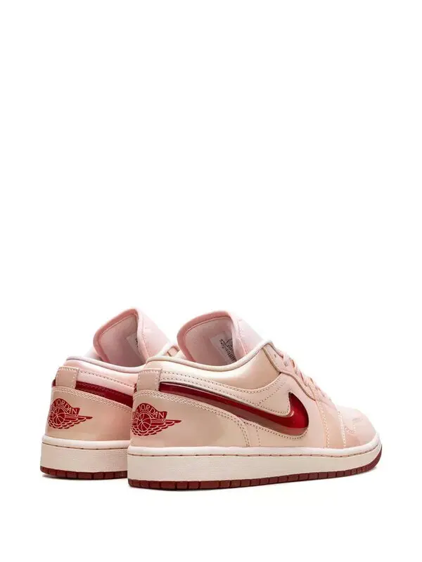 JORDAN 1 Low Patent Valentine's Day Sneakers - Pink
