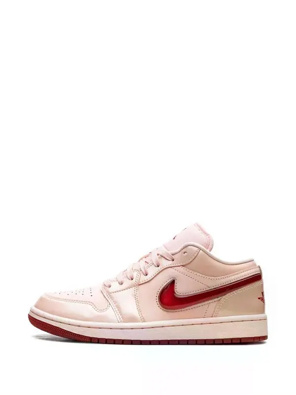 JORDAN 1 Low Patent Valentine's Day Sneakers - Pink