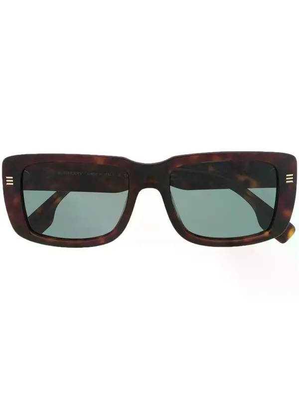 Burberry Tortoiseshell Square Frame Sunglasses - Brown