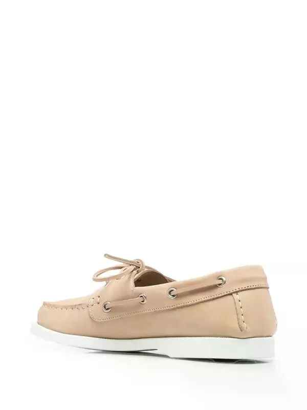 SCAROSSO Oprah Leather Boat Shoes
