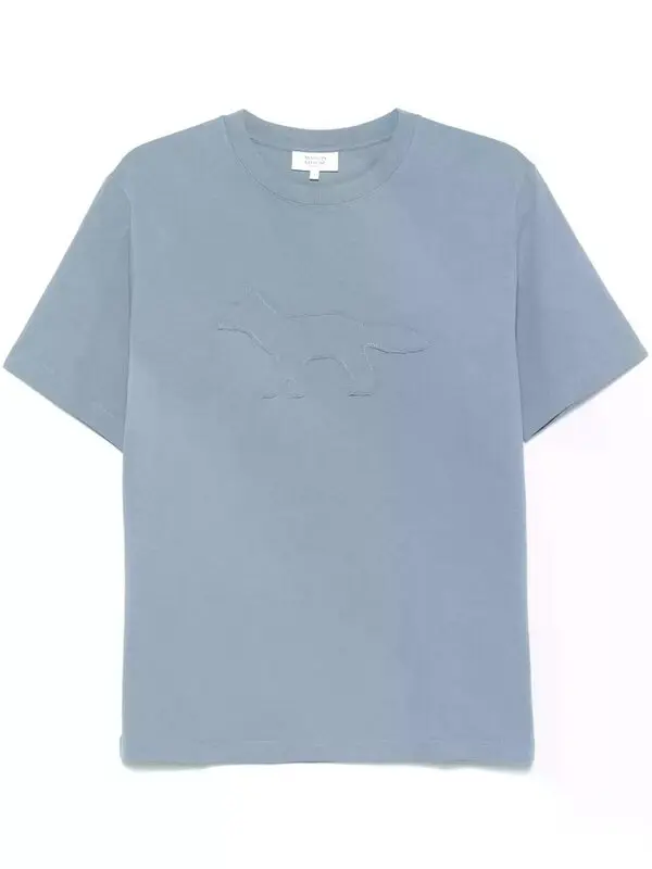 Maison Kitsuné Profile Fox-patch T-shirt