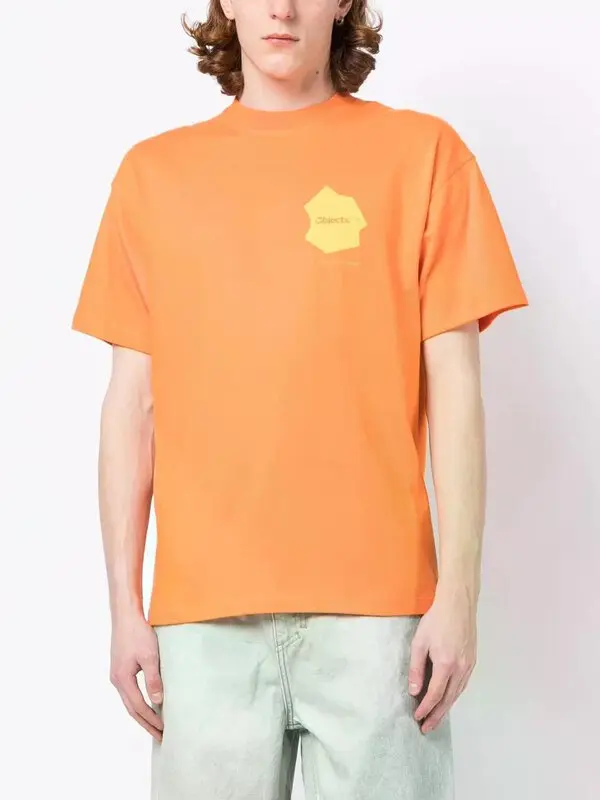 OBJECTS IV LIFE Slogan-print T-shirt