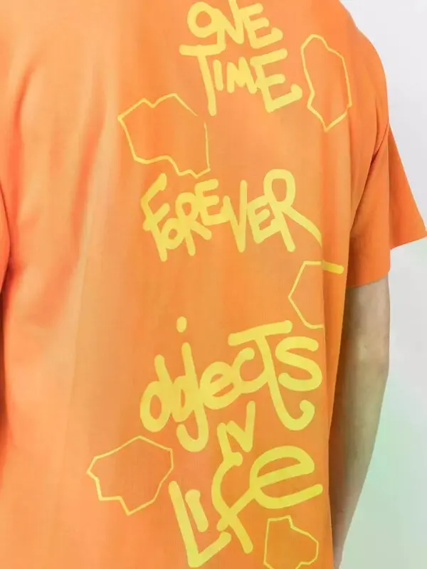 OBJECTS IV LIFE Slogan-print T-shirt