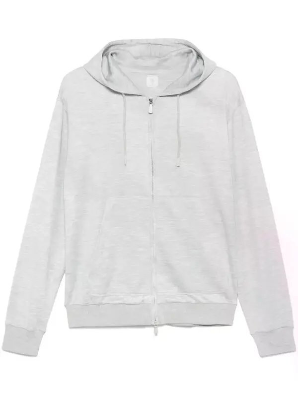 Eleventy Mélange-effect Hoodie