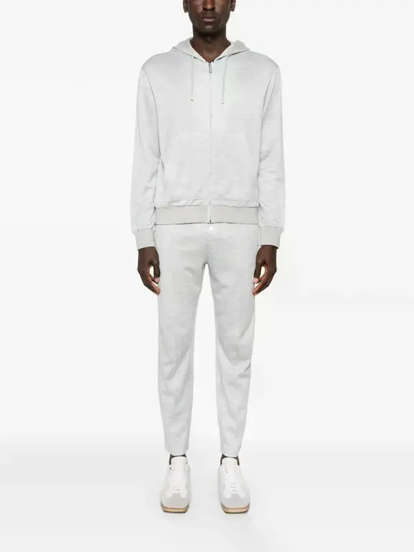 Eleventy Mélange-effect Hoodie