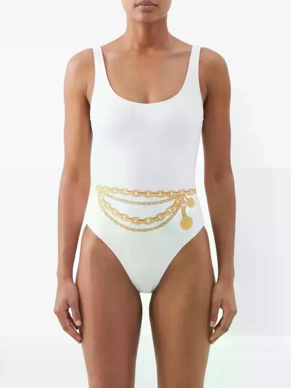 Versace Treasure-print Swimsuit