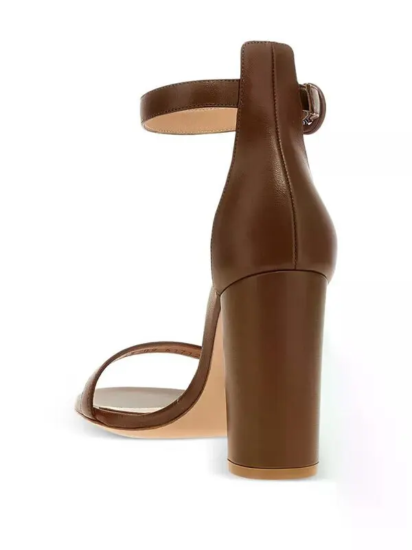 GIANVITO ROSSI 95mm Gaeta Sandals - Brown