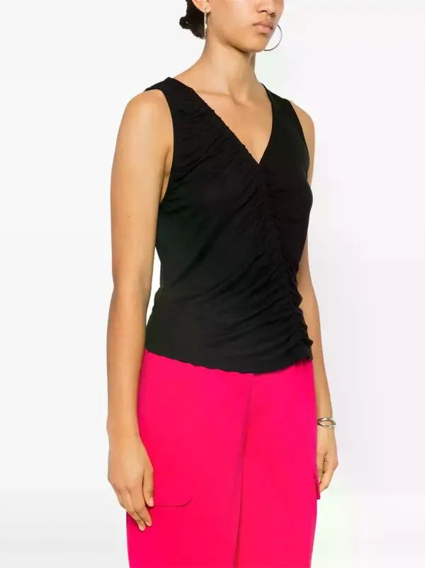 Pinko Gathered Sleeveless Tank Top