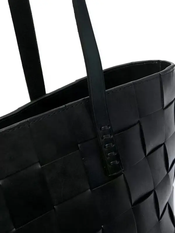 Dragon Diffusion Woven Leather Tote Bag