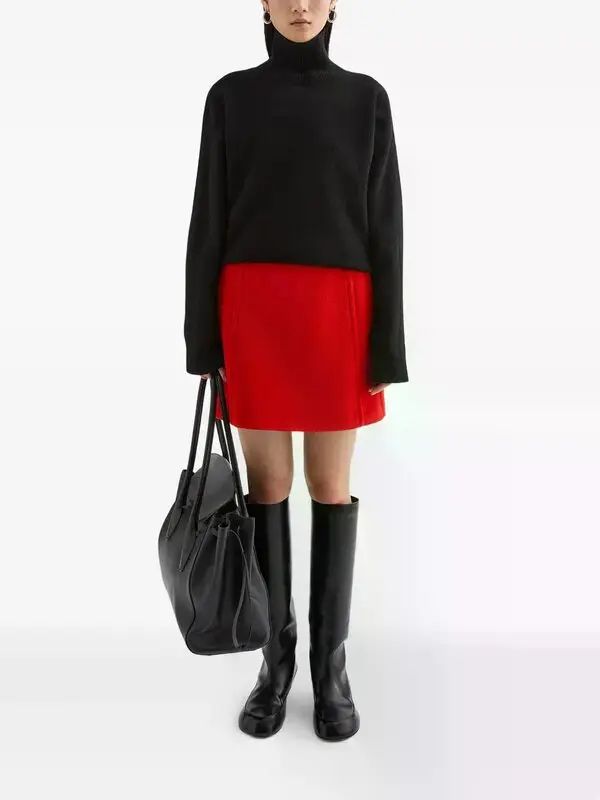 JIL SANDER Wool Mini Skirt