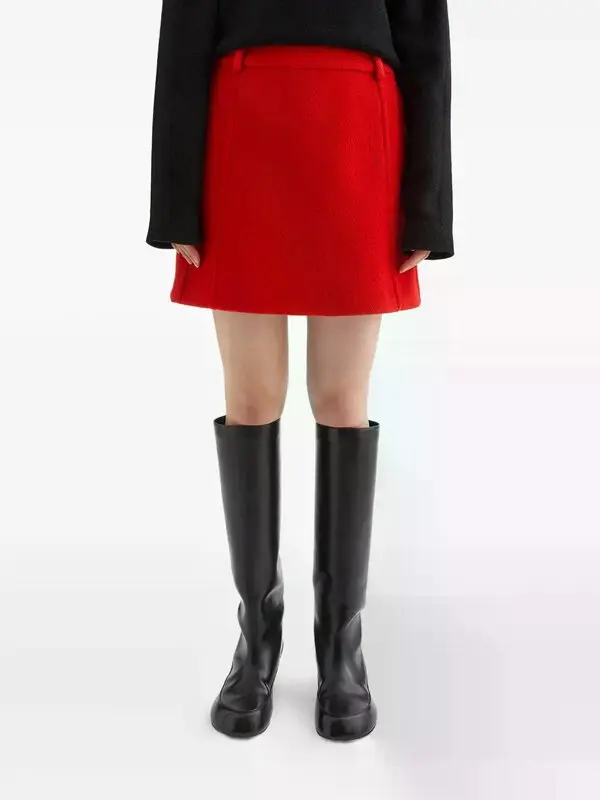 JIL SANDER Wool Mini Skirt