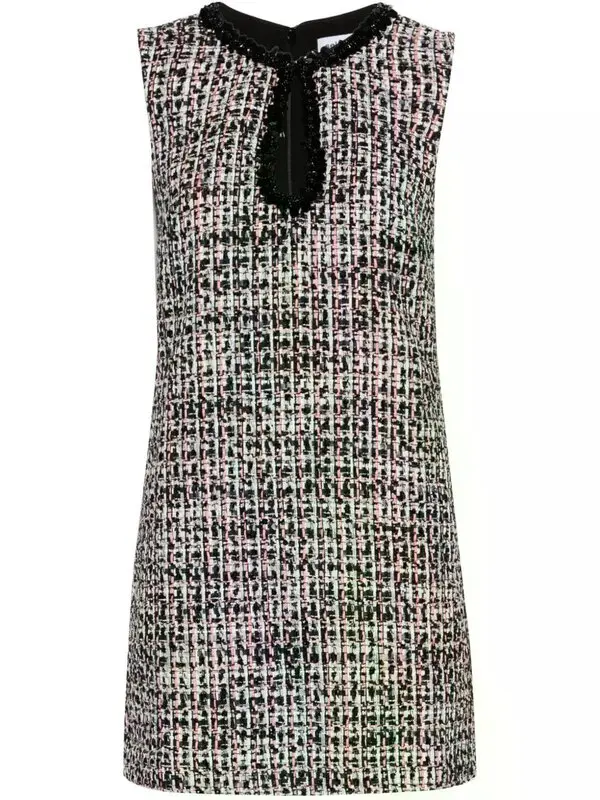 SELF-PORTRAIT Paillette-embellished Bouclé Dress
