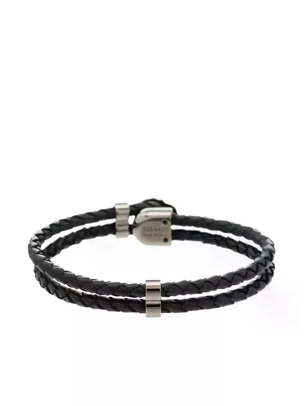 Versace Medusa Leather Bracelet